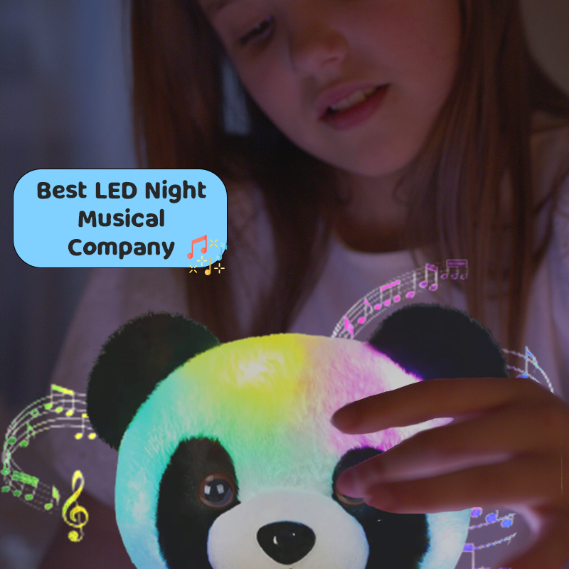 Adorable Stuffed Panda with Illuminating Features - Light Up Fun!