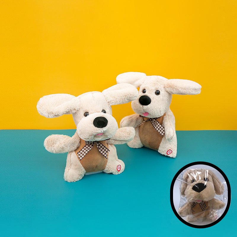 Interactive Plush Puppy, Stuffed Animals, and Custom Dog Toy